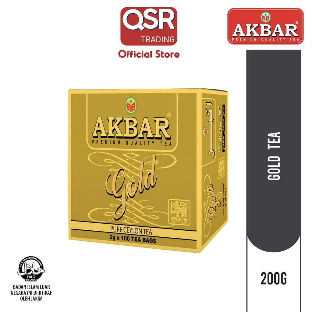 Akbar Tea Pure Ceylon Premium Tea - Gold Tea (200g) | Shopee Malaysia