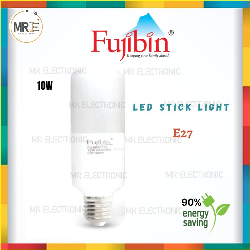 FUJIBIN LED Stick Light 10W (Daylight/Warmlight) B22 / E27 / PLC (T36 ...