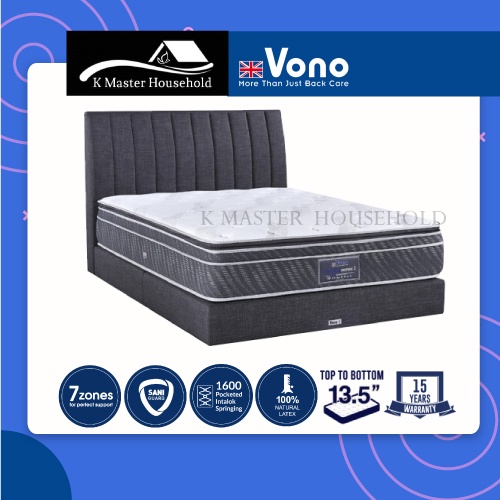 Vono Inspire 3 Mattress [FREE 2 PILLOWS] / Single/ Super Single/ Queen ...