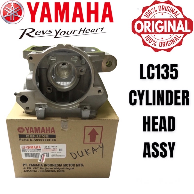 🔥100% ORIGINAL YAMAHA LC135 CYLINDER BLOCK HEAD / FZ OLD MODEL CYLINDER ...