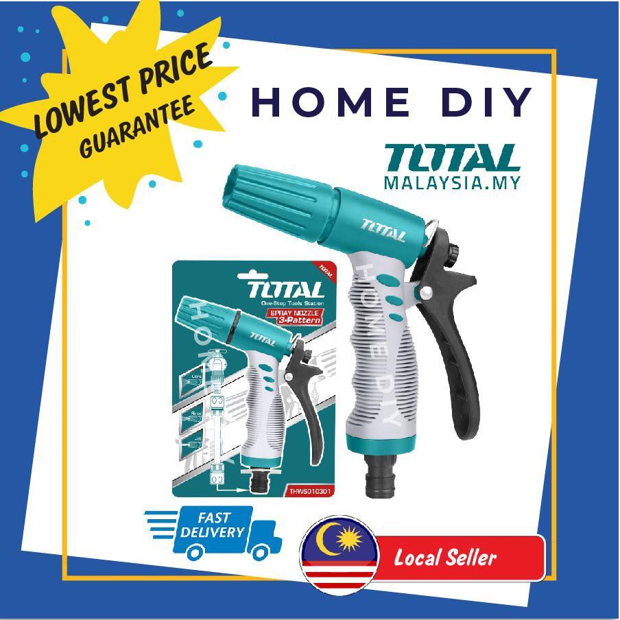 TOTAL Garden Spray Nozzle/ 3 Pattern TOTAL Garden Spray Nozzle/ Garden ...