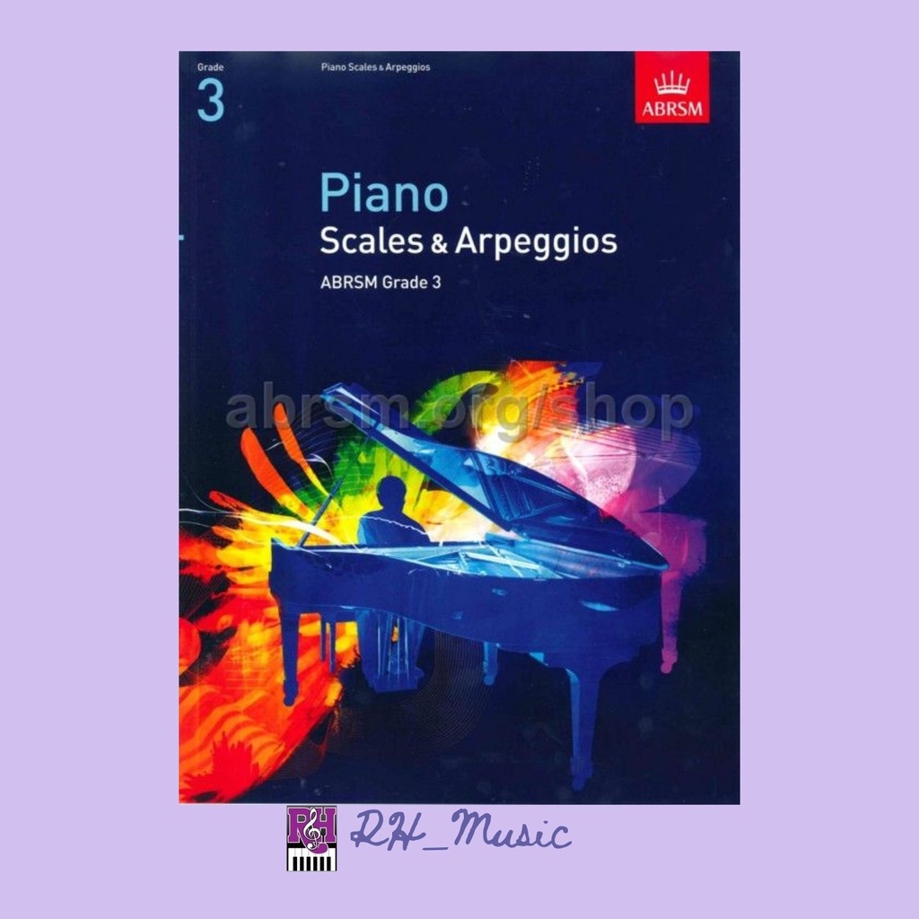 [OLD]ABRSM Piano Scales & Arpeggios Exam Book from 2009 Grade 3 (Scale ...