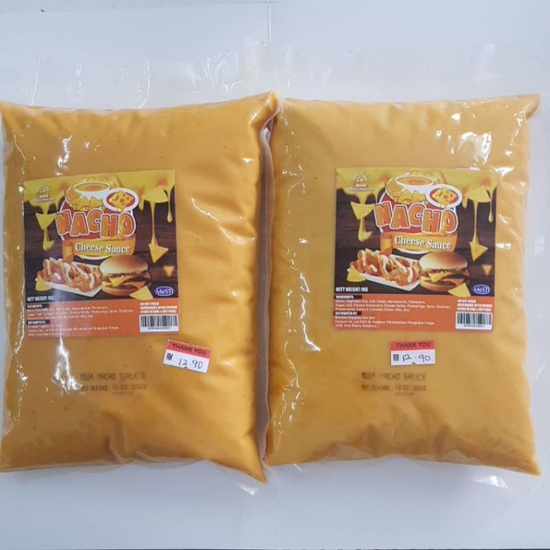 Nacho Cheese Sauce brand Molek 1kg / Sos Keju Nacho jenama Molek 1kg ...