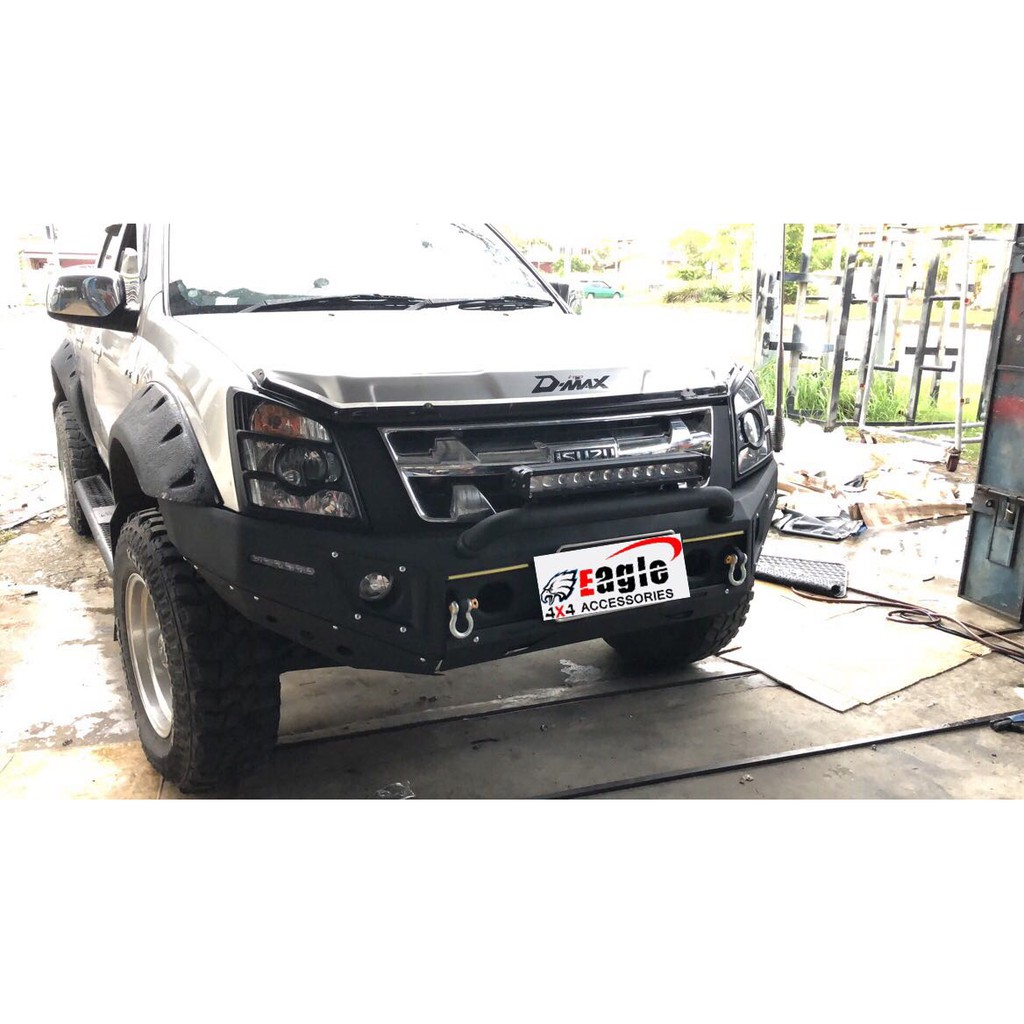 ISUZU D MAX FRONT BULL BAR GOLD VROSS 1.9 BLUE POWER 2007 2008 2009 ...