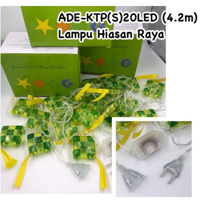 Lampu Raya Ketupat Crystal 3D Indoor 10/20 Lampu Ketupat | Shopee Malaysia