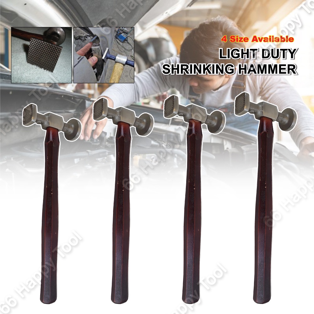 Light Duty Shrinking Hammer Straight Pein Finishing Hammer Wood Handle ...