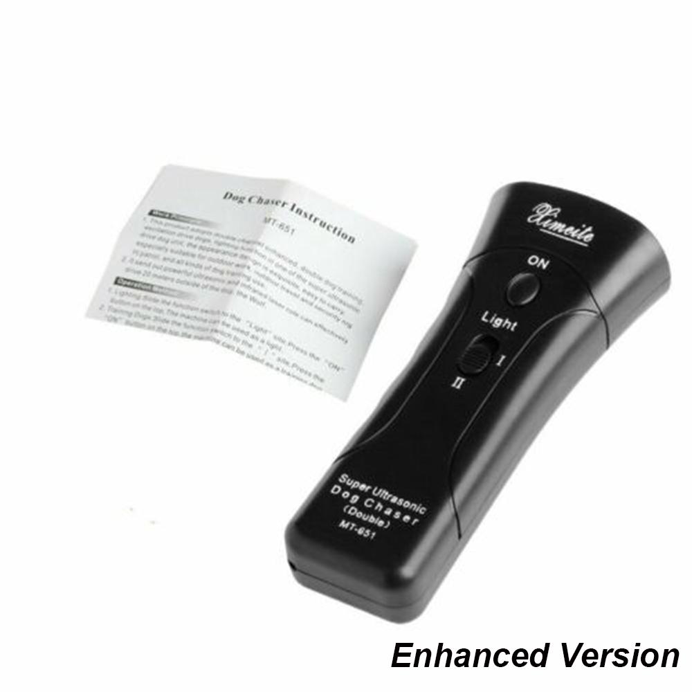 ROSE Gentle Chaser Style Dog Repellent LED Light Ultrasonic Anti Dog ...