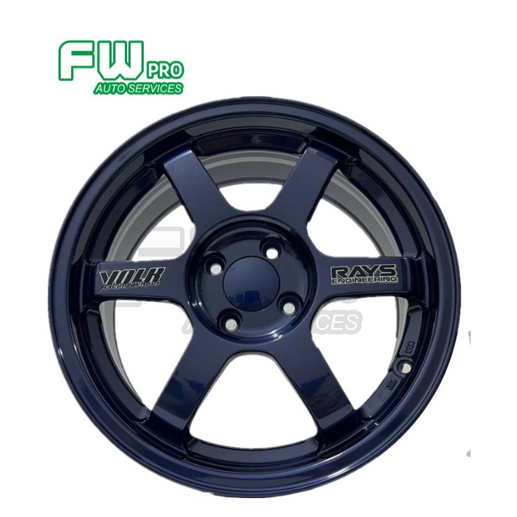 New Sport Rim TE37 16 inch 7jj 4x100 ET38 One Set 4pcs | Shopee Malaysia