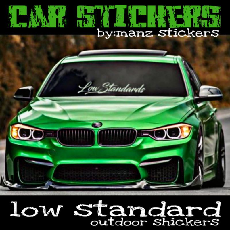 LOW STANDARD / CAR STICKER | Shopee Malaysia