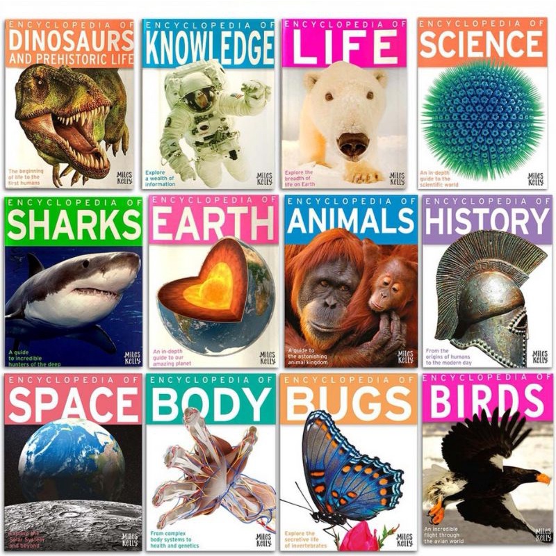 [C&K] Miles Kelly Encyclopedia of Dinosaurs Animals Space Body Bugs ...
