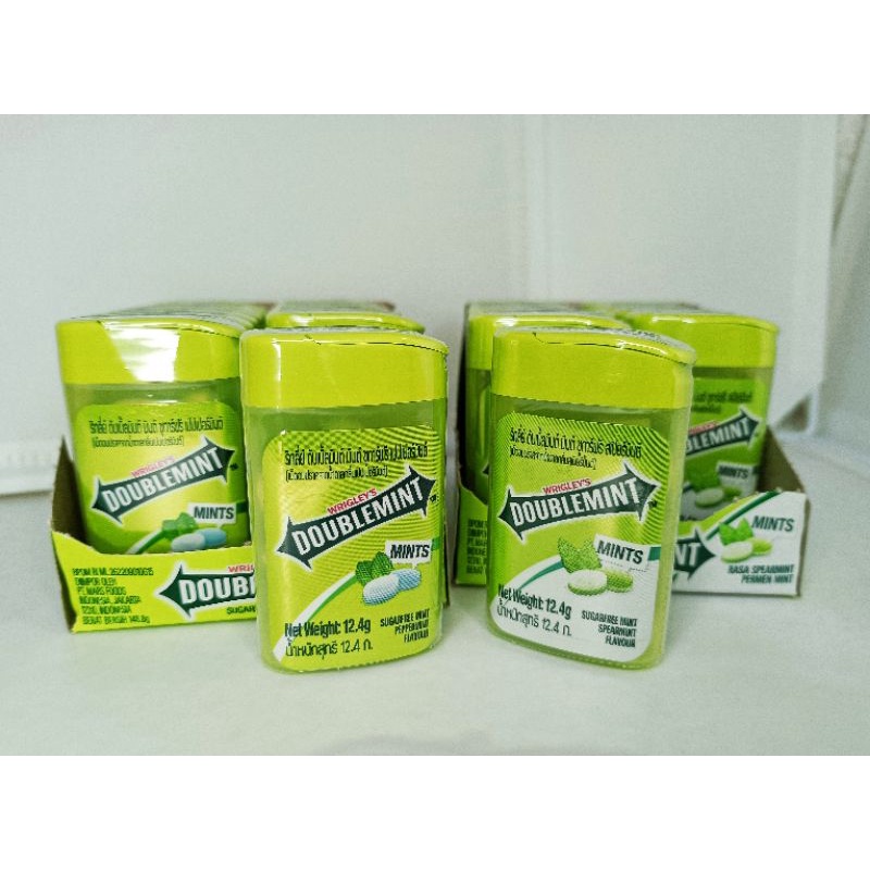 Doublemint Mints Peppermint/Doublemint Mints Spearmint 12.4g | Shopee ...