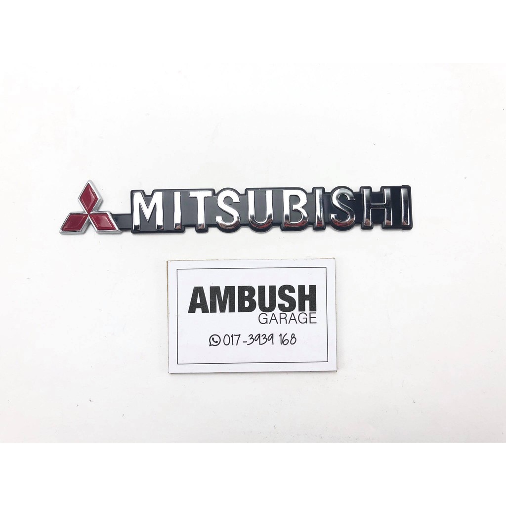 Mitsubishi Logo Emblem Universal MIVEC Ralliart | Shopee Malaysia