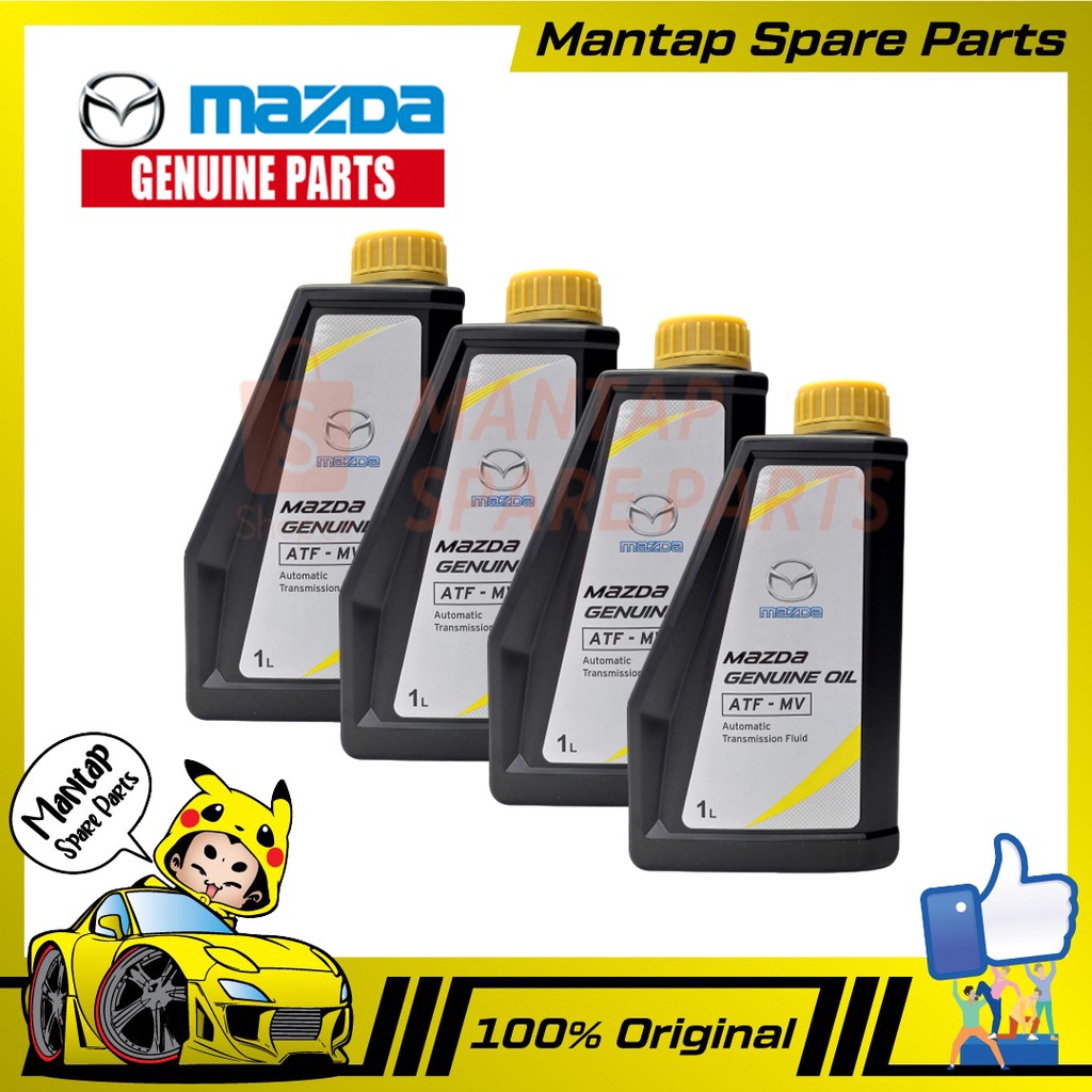 MAZDA GENUINE PARTS MAZDA ATF MV AUTO GEAR OIL CAR FLUIDS MAZDA 2/3/5/6 ...