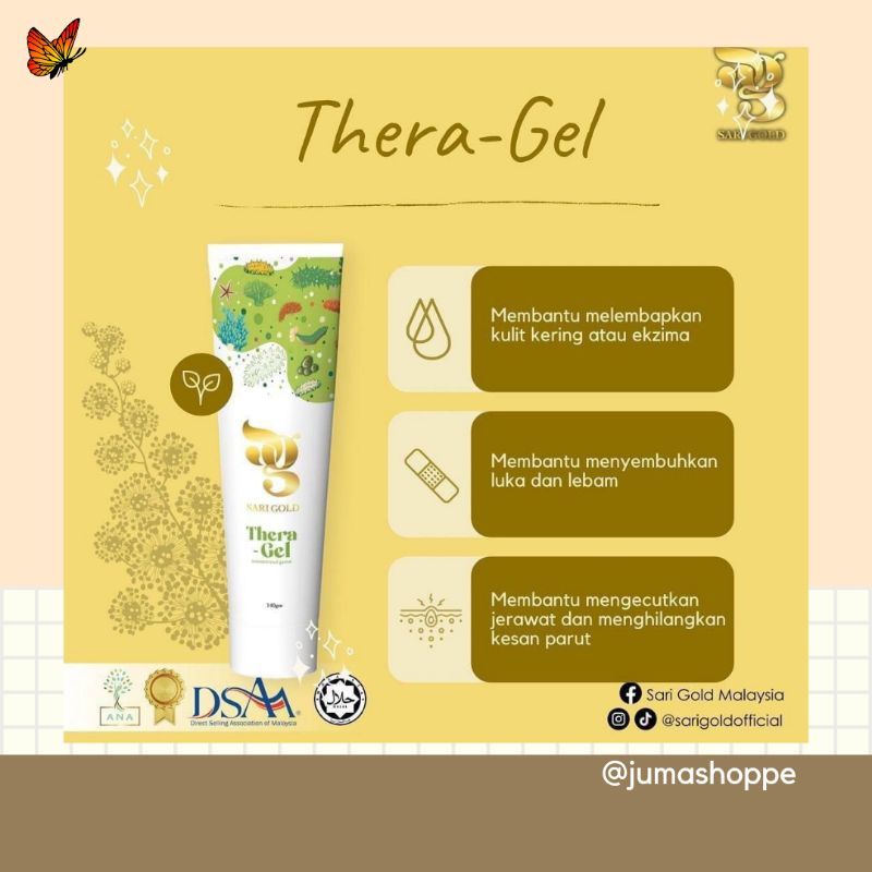 SARI GAMAT GOLD 🌼JELI GAMAT 🌼 THERA GEL 🌼 AROMATHERAPY MASSAGE OIL 🌼 ...