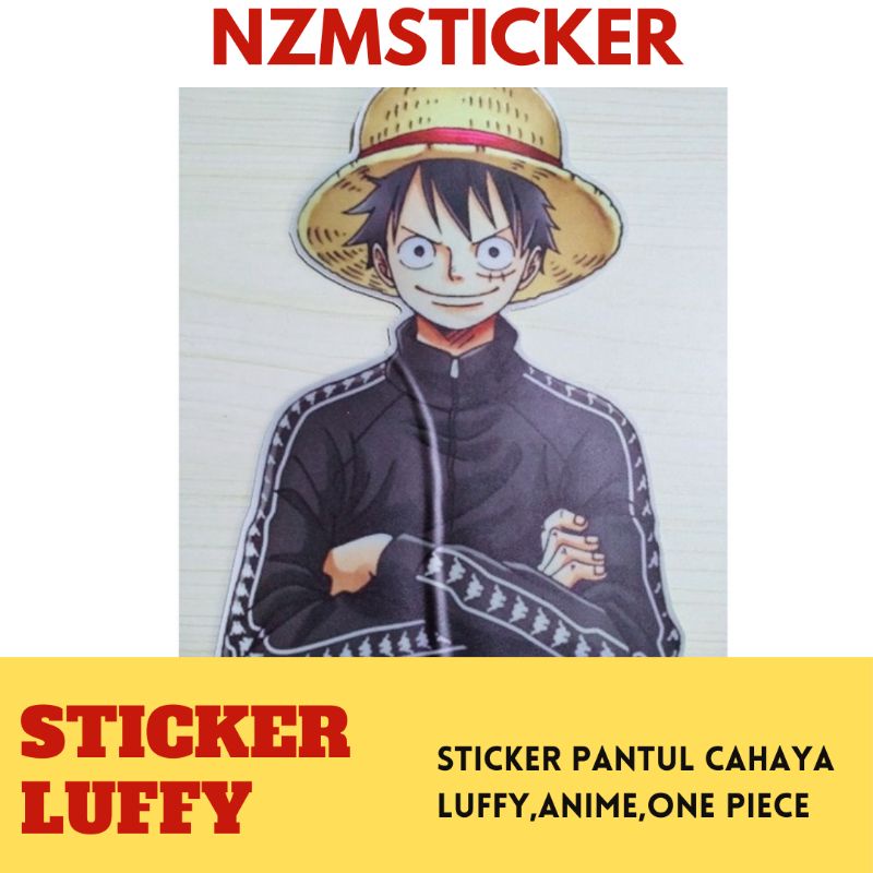 Sticker LUFFY one piece pantul cahaya | Shopee Malaysia