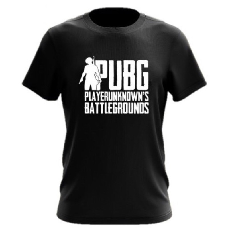 PUBG Playerunknown’s Battlegrounds Logo Tshirt / Baju Unisex Tee 100% ...