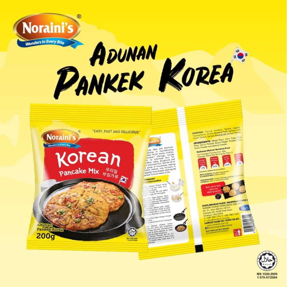 Noraini's Korea Pancake Mix 200g | Shopee Malaysia