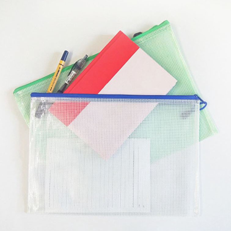 A4 Grid Transparent File Bag/ File Bag/Test Paper Storage Folder /Data ...