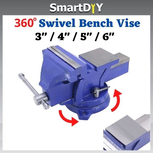 3" / 4' / 5" / 6" Heavy Duty Swivel Base Bench Vise / Heavy Duty Bench Vise / Swivel Bench Vice ...