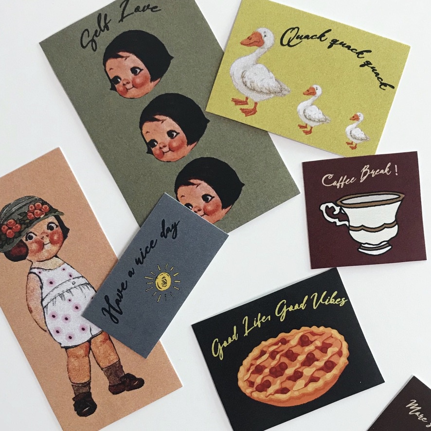 Vintage Doll Stickers Set (15pcs) | Shopee Malaysia