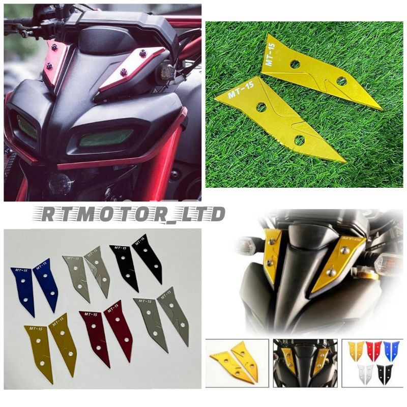 YAMAHA MT-15 MT15 WINDSHIELD BRACKET CNC MT15 WINDSHIELD BRACKET GUARD ...