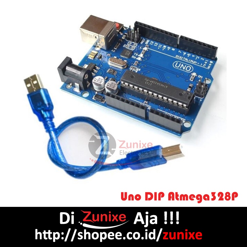 Uno DIP R3 ATmega16U2 ATmega328P Board Compatible Plus Cable (Original IC) | Shopee Malaysia