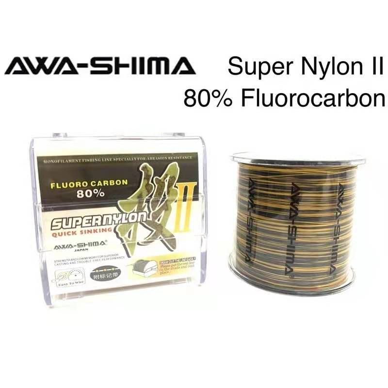 AWASHIMA Super Nylon II 80% Fluorocarbon Mono Line | Shopee Malaysia