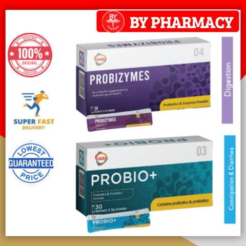 GKB PROBIO+ / PROBIZYMES (Prebiotics+Probiotics/ Digestive Enzymes) 3g ...