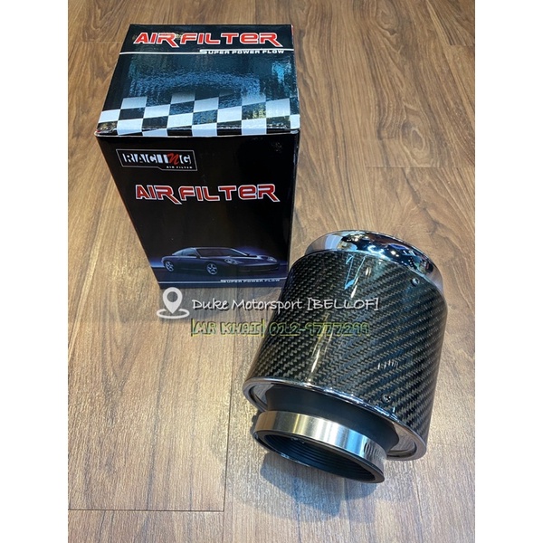 0411 Carbon Fiber Air Filter 3Inch Universal Open Pod Air Filter Air ...