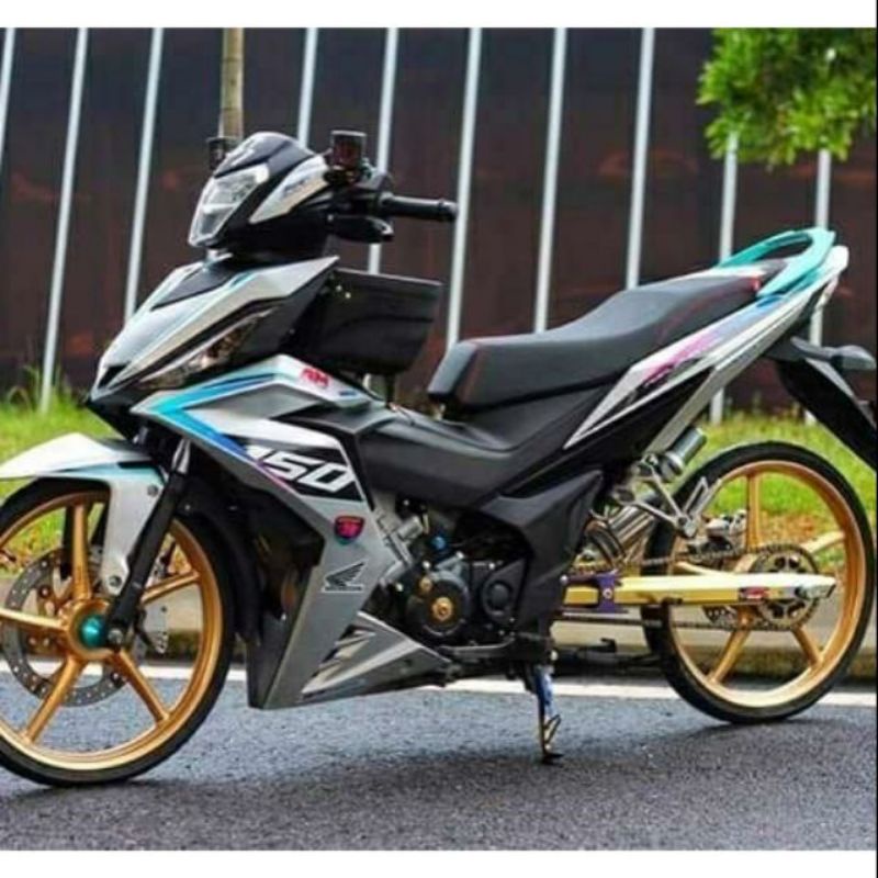 Rs150 V1/V2/V3 Cover Set Anniversary Silver | Shopee Malaysia