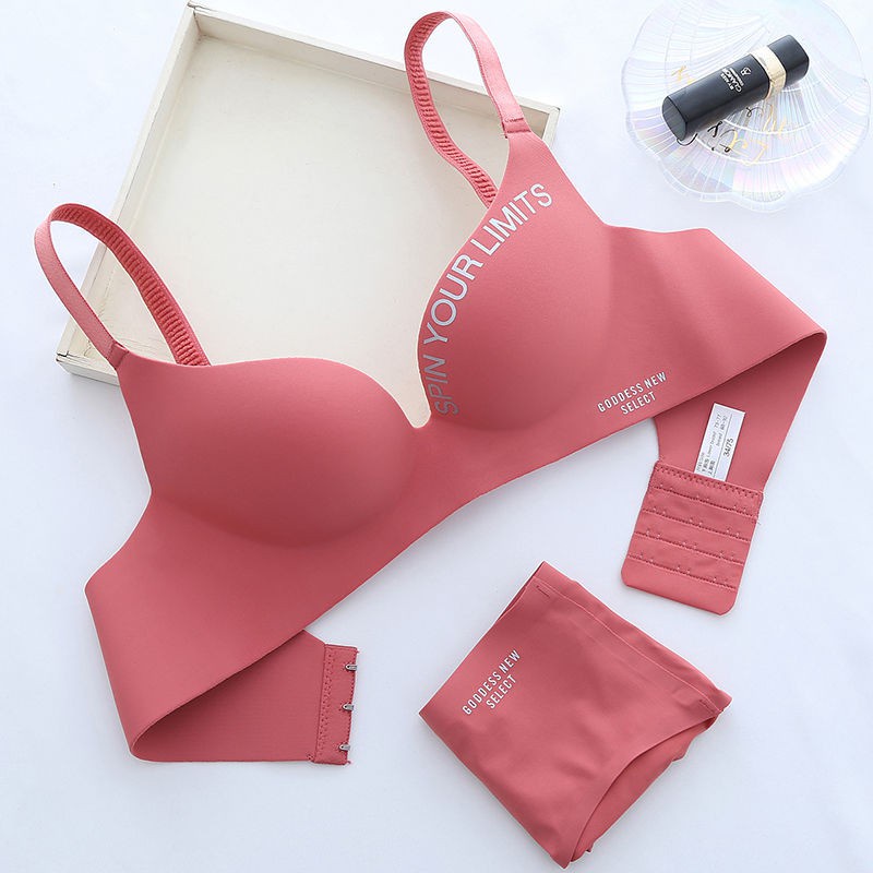 Ready stock High quality bra Women small chest gathered thick section ...