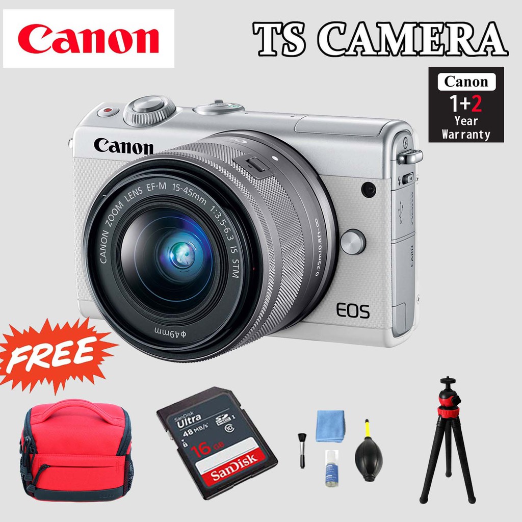 CANON EOS M100 KIT LENS 15-45MM (OFFICIAL CANON MALAYSIA) | Shopee Malaysia