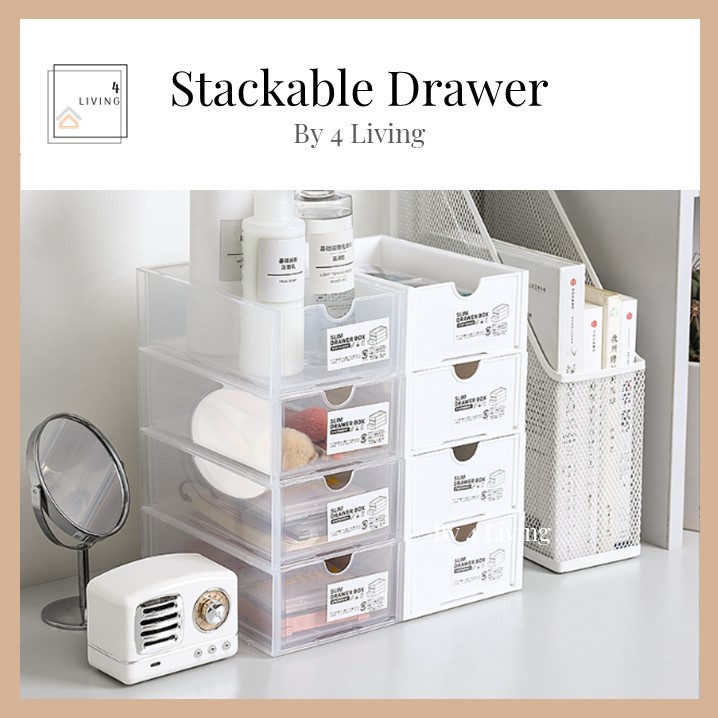🔥READY STOCK🔥 Drawer Storage Box Stationery Organizer Storage Organizer ...