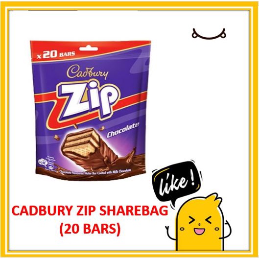 Cadbury Zip Wafer Bar 20's x 6.5g | Shopee Malaysia