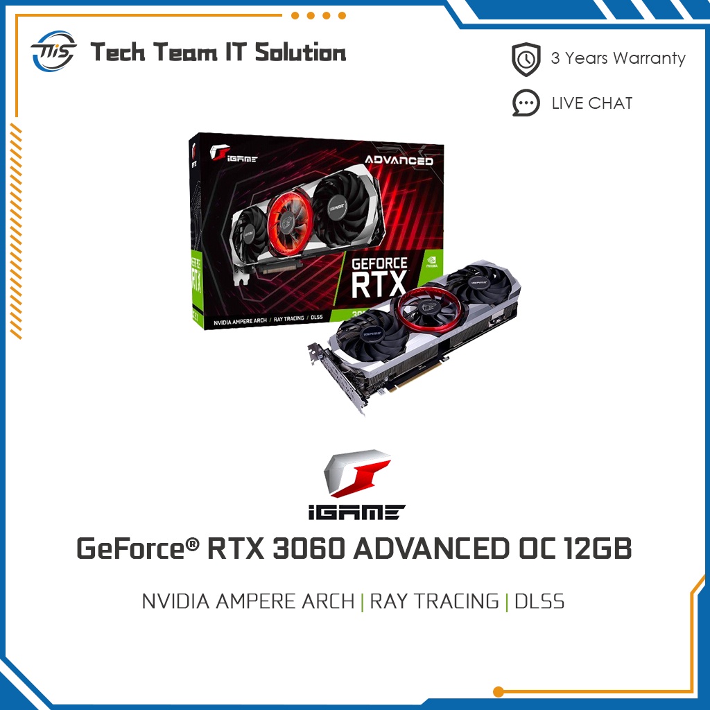 iGame GeForce RTX 3060 Advanced OC 12GB L-V | Shopee Malaysia