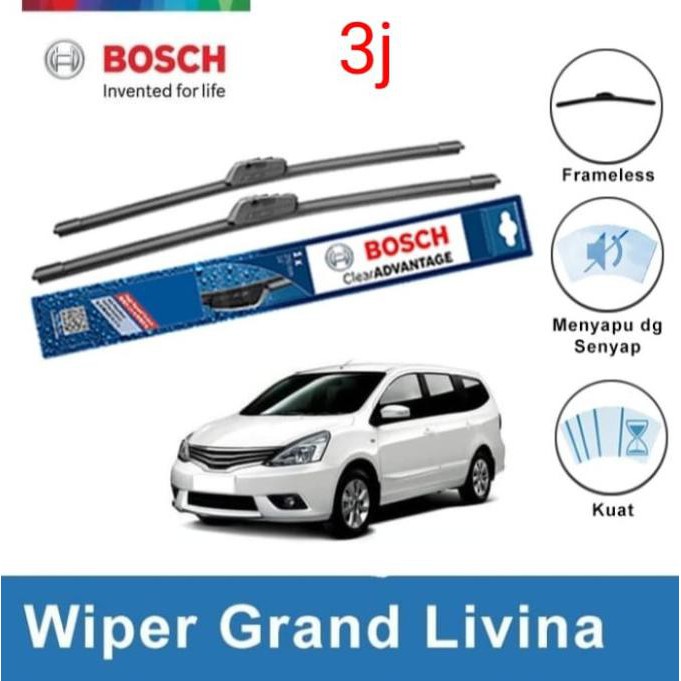 Bosch Wiper Nissan Grand Livina Frameless New Clear 24 14 Shopee