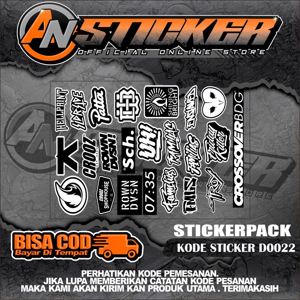 Stickerpack LOGO Current TREND Already Laminate | Shopee Malaysia