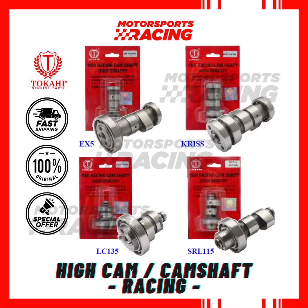 EGO/EGO LC👈🏼 TOKAHI RACING HIGH CAM CAMSHAFT (WITH BEARING) SHAFT ...