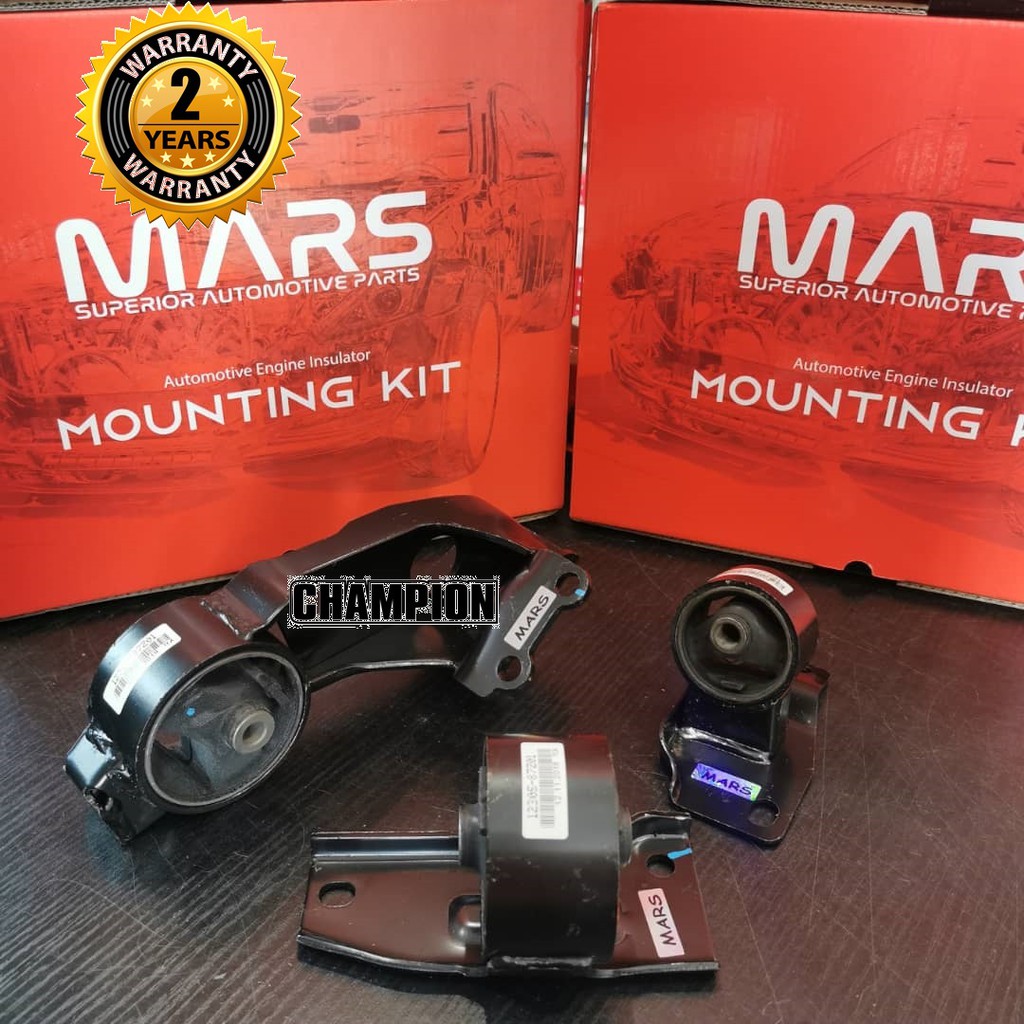 MARS ENGINE MOUNTING FULL SET THAILAND GENUINE - PERODUA KANCIL 660 850 , AUTO / MANUAL (2 YEAR ...