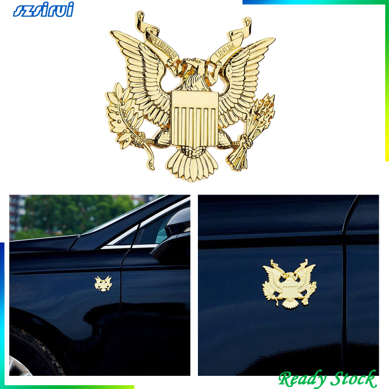 [ 3D Car Sticker Side Trunk Window Decal Gold | Shopee Malaysia