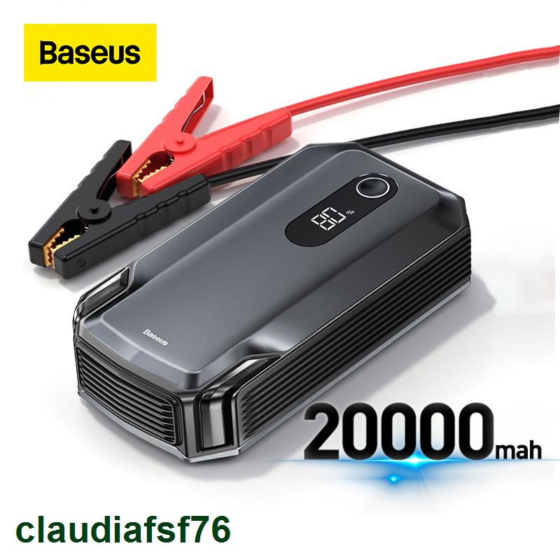 Baseus 20000mAh Car Jump Starter Power Bank 2000A 1000A Car Battery ...