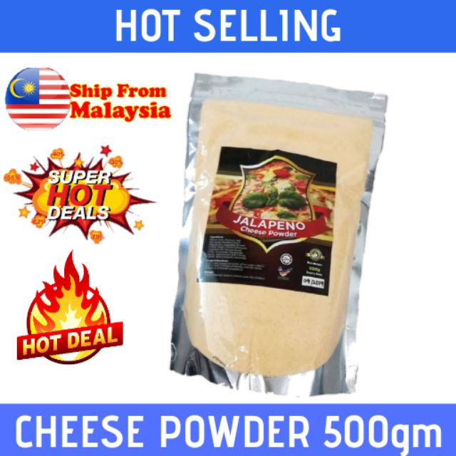 💥HOT💥JALAPENO Cheese Powder 500gm | Shopee Malaysia