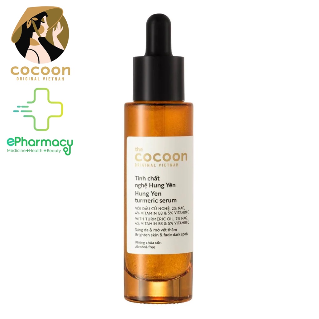 Cocoon Hung Yen Turmeric Serum Skin Brightening Essence & reduces dark ...