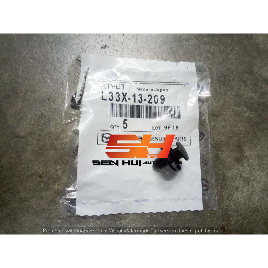 Mazda 2 / 3 / 6 / CX5 Clip Fender Extension R/RL / Under Cover ...