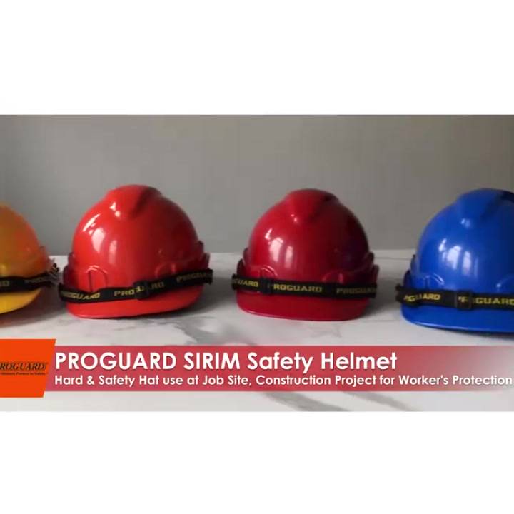Proguard Safety Helmet | Sirim Certified | Yellow/White/Blue/Red | HG1 ...