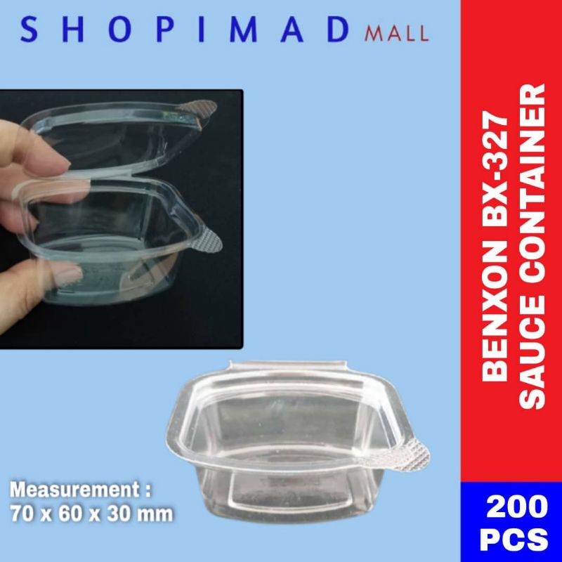 [200PCS] SAUCE CONTAINER BENXON BX-327 | BEKAS SOS | Shopee Malaysia