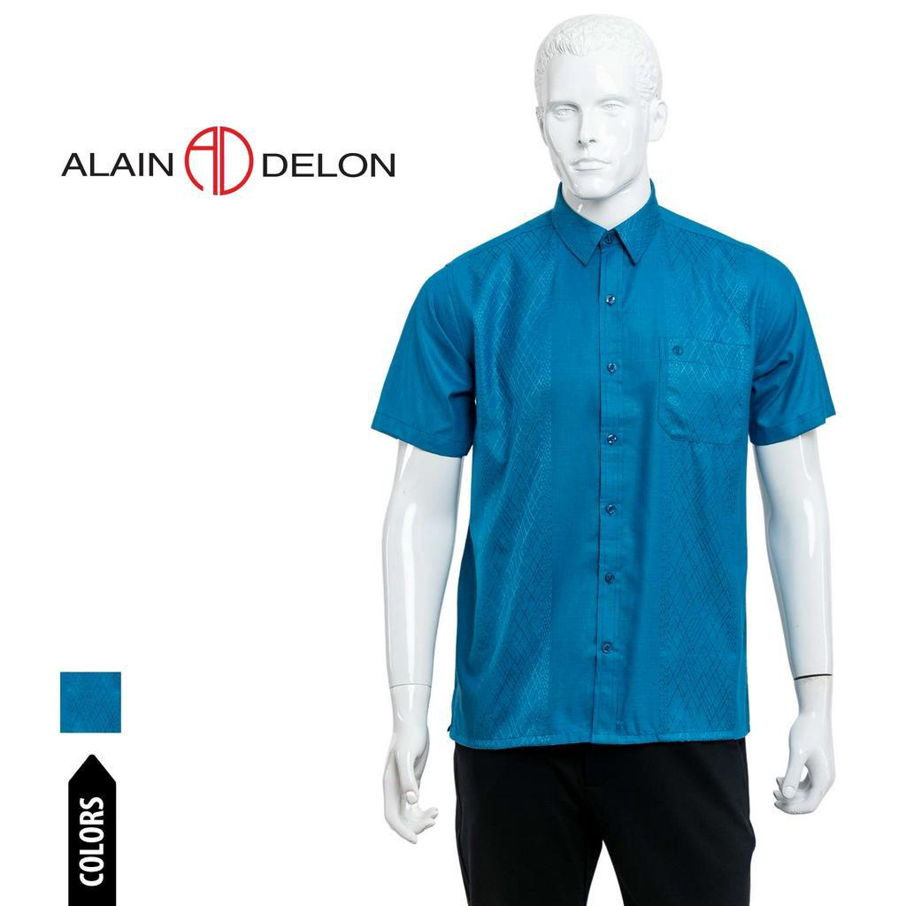 Alain Delon Short Sleeve Modern Fit Shirt - 14920045 | Shopee Malaysia