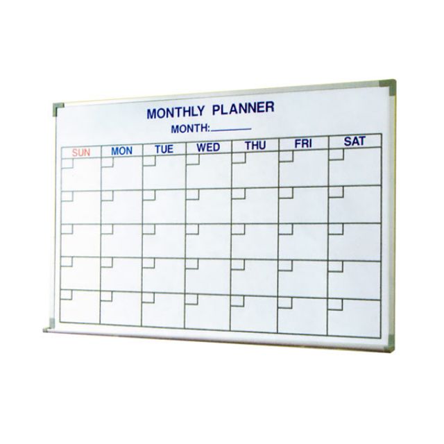 Papan Putih pelan Perancang Bulanan atau Mingguan / Monthly Planner ...