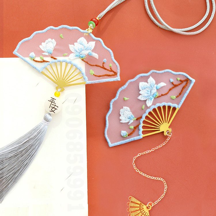 Set of self-embroidered rope bookmarks, DIY DIY DIY DIY decoration ...