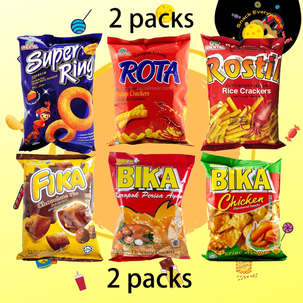 Super Ring Cheese/ Rota/ Rostik/ Fika/ Bika Red/ Bika Green 2 packs x ...